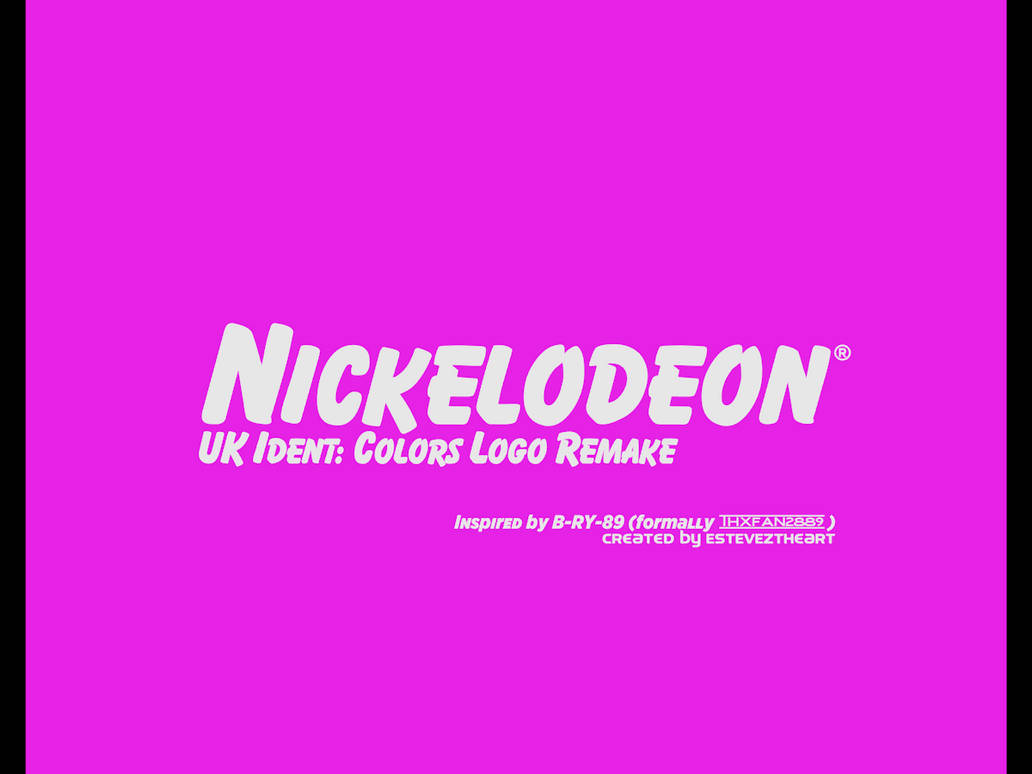 Nickelodeon UK Colors ID Logo Remake by TheEstevezCompany on DeviantArt