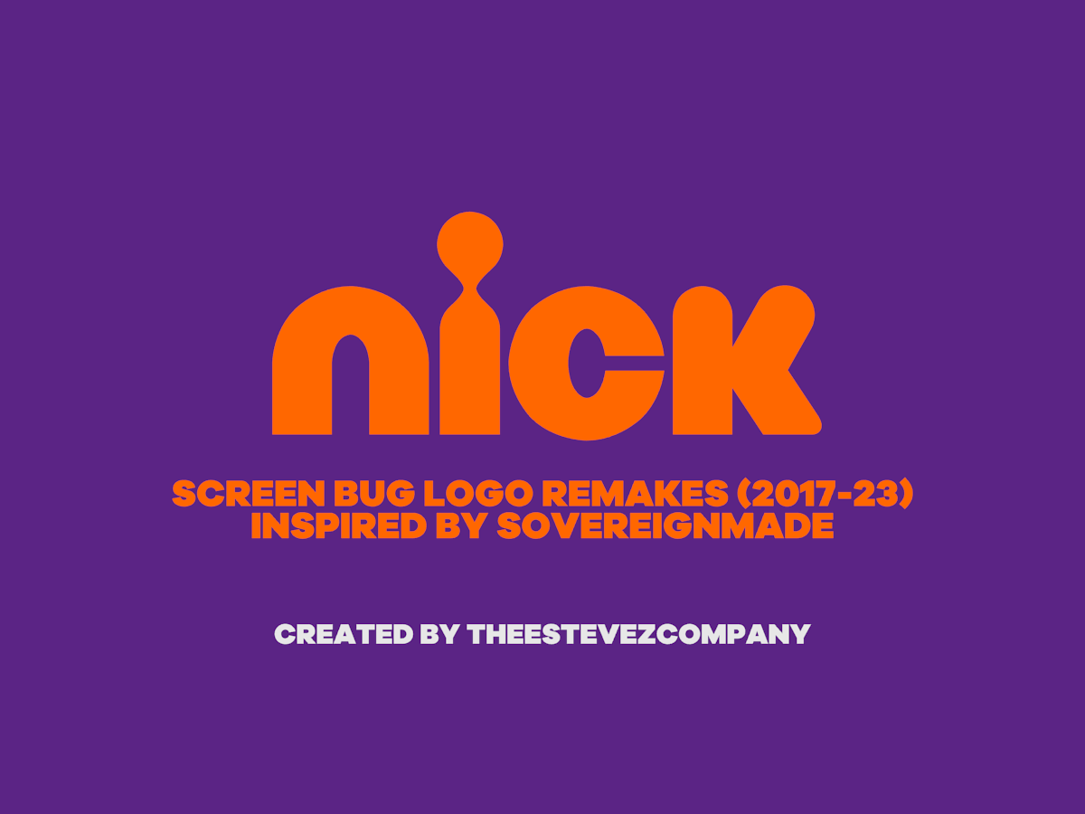 Nickelodeon Screen Bug logo remakes (2017-23) by TheEstevezCompany on ...