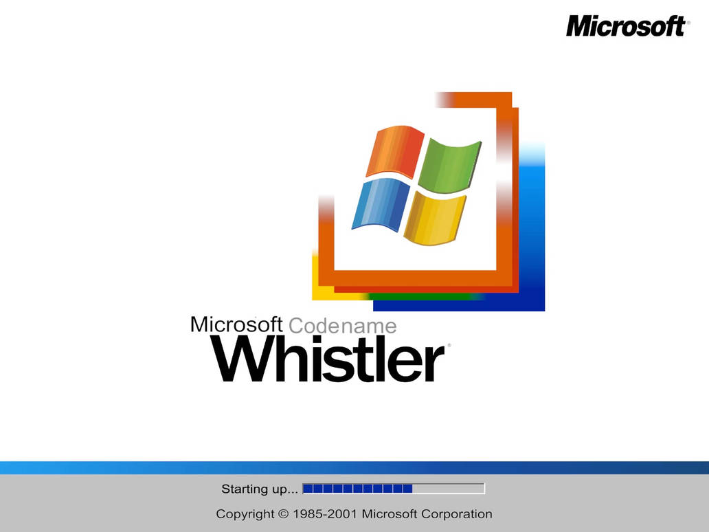 Windows Codename Whistler startup but it's 2001 by TheEstevezCompany on ...