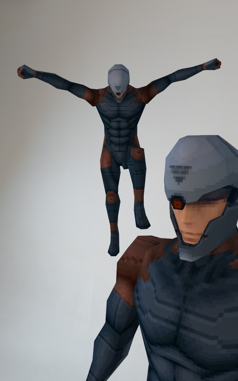 Gray Fox PS1 XPS by DarkLightsJesteR on DeviantArt