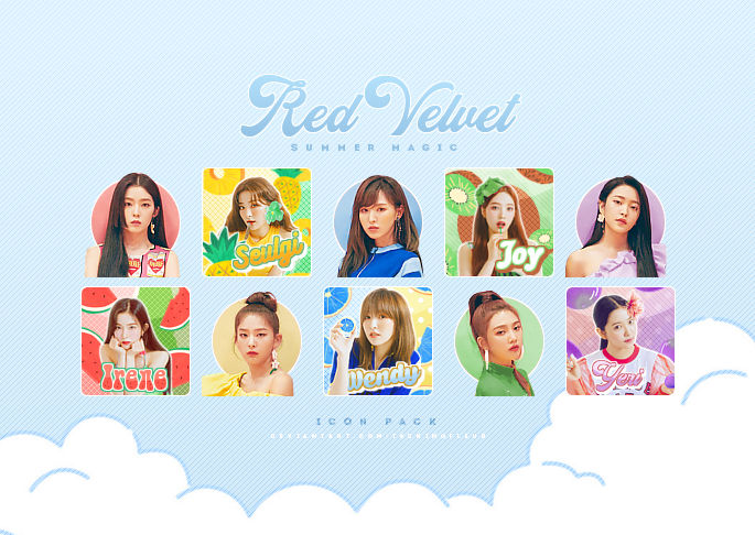 [ICON PACK] Red Velvet / Summer Magic by TsukinoFleur on DeviantArt
