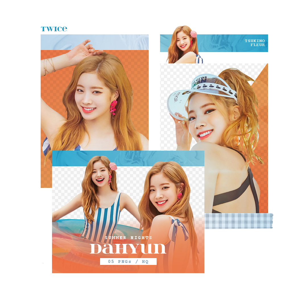 Twice Dahyun Summer Nights Png Pack By Tsukinofleur On Deviantart