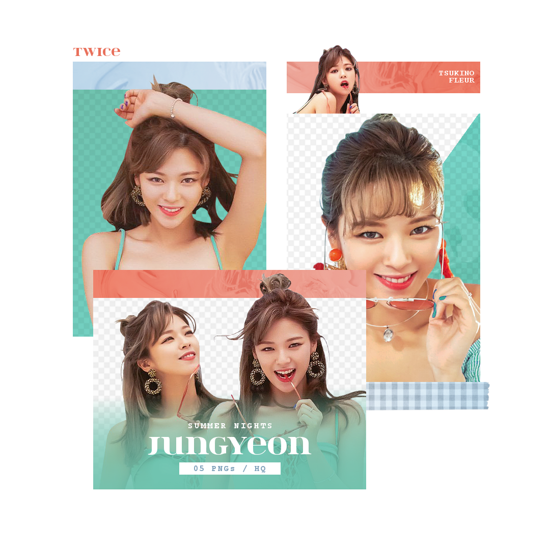 Twice Jungyeon Summer Nights Png Pack By Tsukinofleur On Deviantart