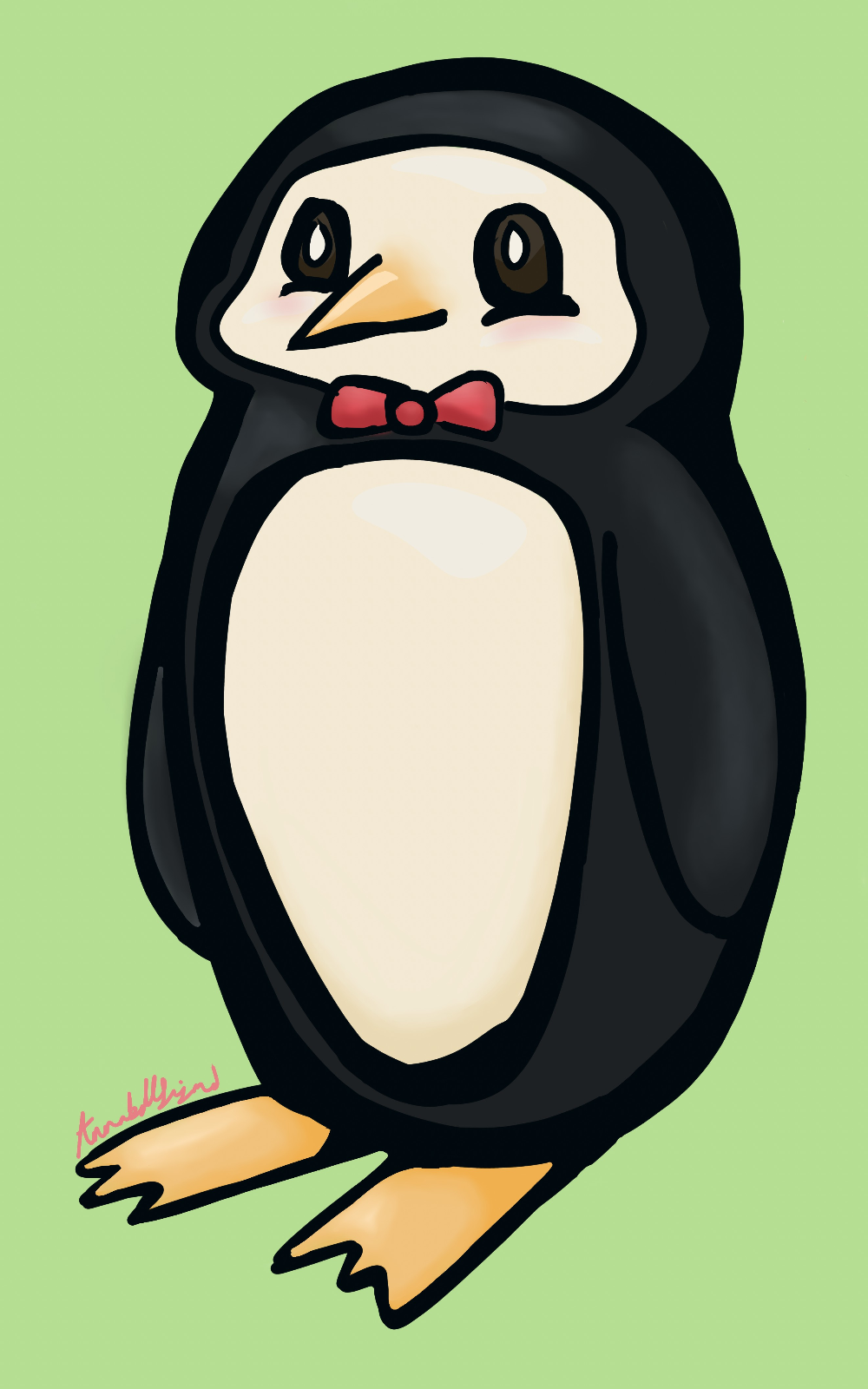 Penguin Commission by MiriFlower27 on DeviantArt