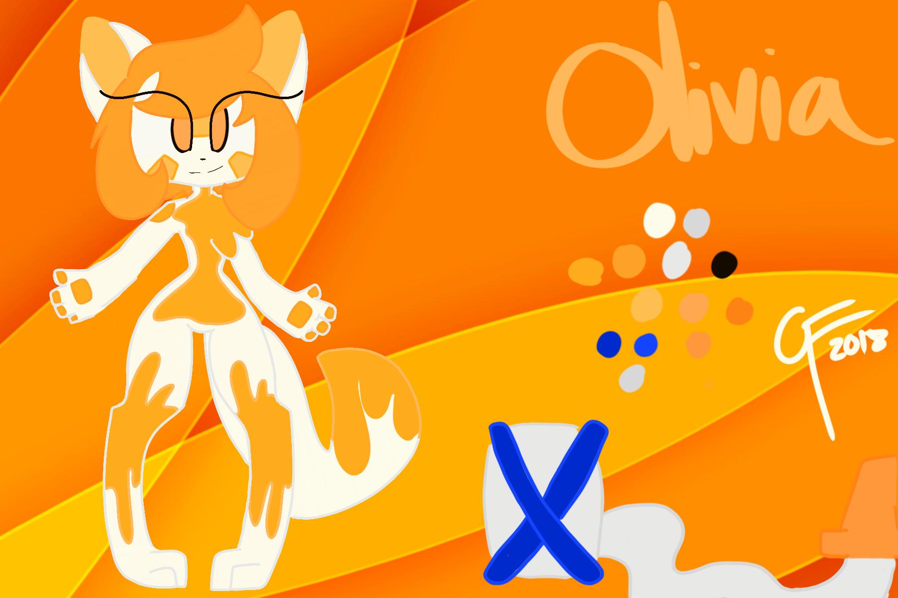 Olivia Ref by ClevverFoxx on DeviantArt