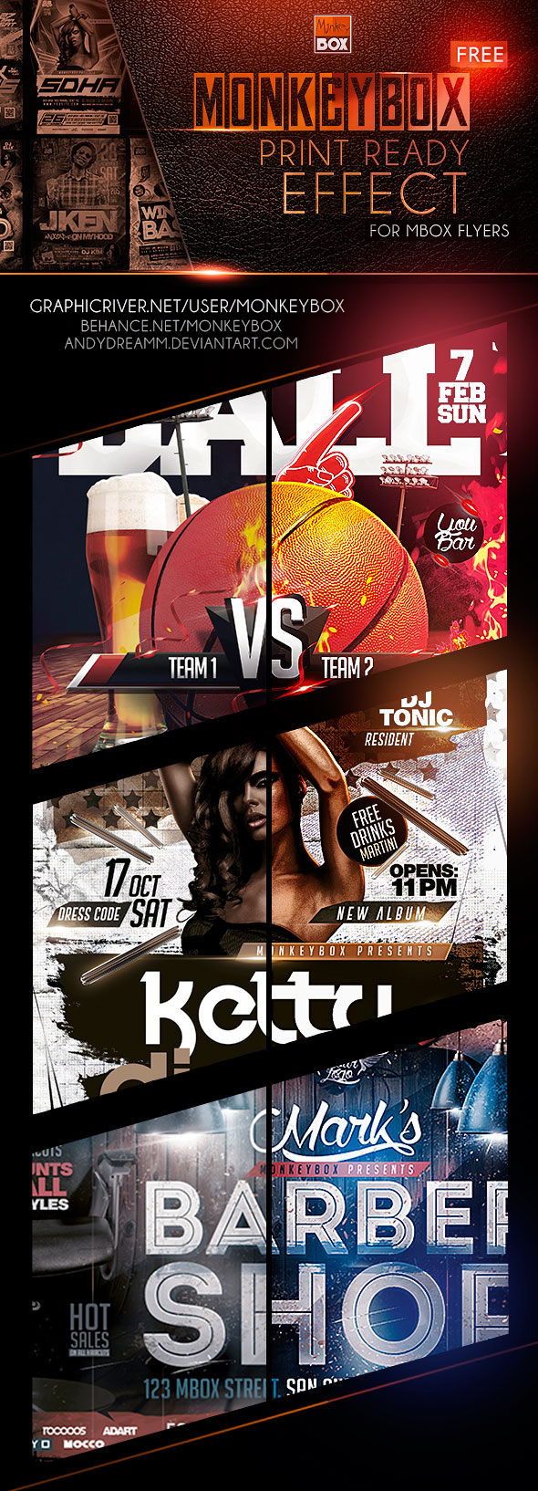 MonkeyBox Print Ready Effect FREE by MonkeyBOXFlyers on DeviantArt