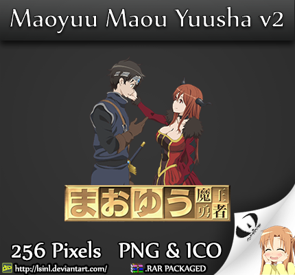 Maoyuu Maou Yuusha v2 - Anime Folder Icon by lSiNl on DeviantArt