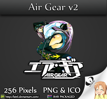 Air Gear v2 - Anime Folder Icon by lSiNl on DeviantArt
