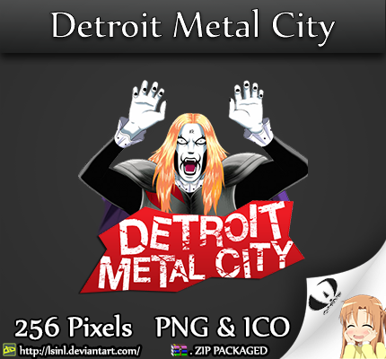Detroit Metal City - Anime Folder Icon by lSiNl on DeviantArt