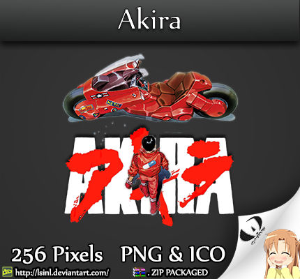 Akira - Anime Folder Icon by lSiNl on DeviantArt