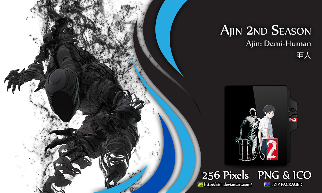 Ajin 2nd Season Folder Icon by lSiNl on DeviantArt