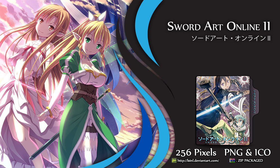 Sword Art Online II Folder Icon by lSiNl on DeviantArt