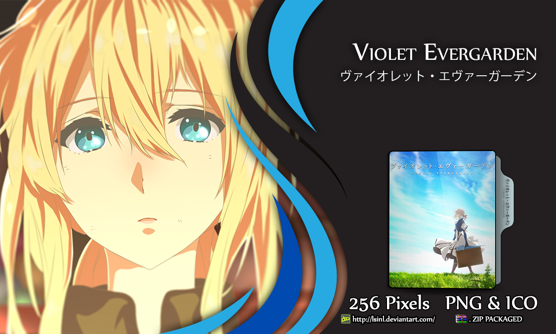 Violet Evergarden Folder Icon by lSiNl on DeviantArt