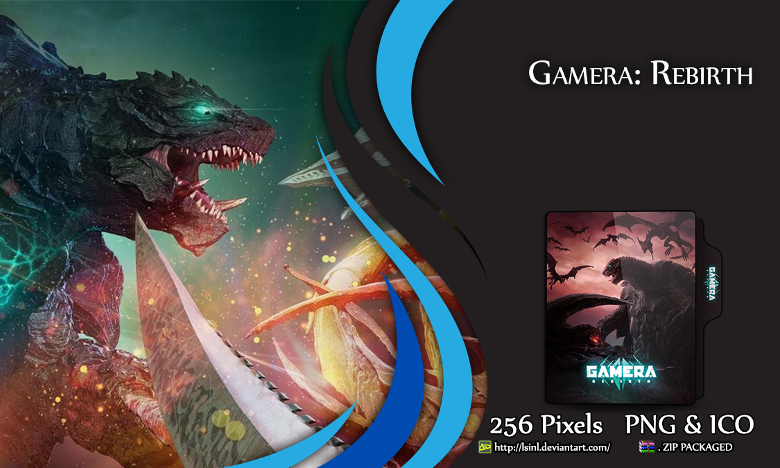 Gamera Rebirth Folder Icon by lSiNl on DeviantArt