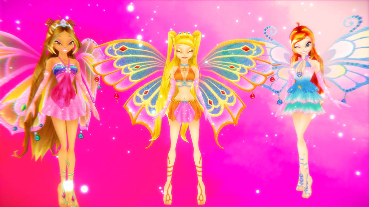 MMD MODEL DL - Dance Dance Revolution Winx Club by Gattogordo on DeviantArt