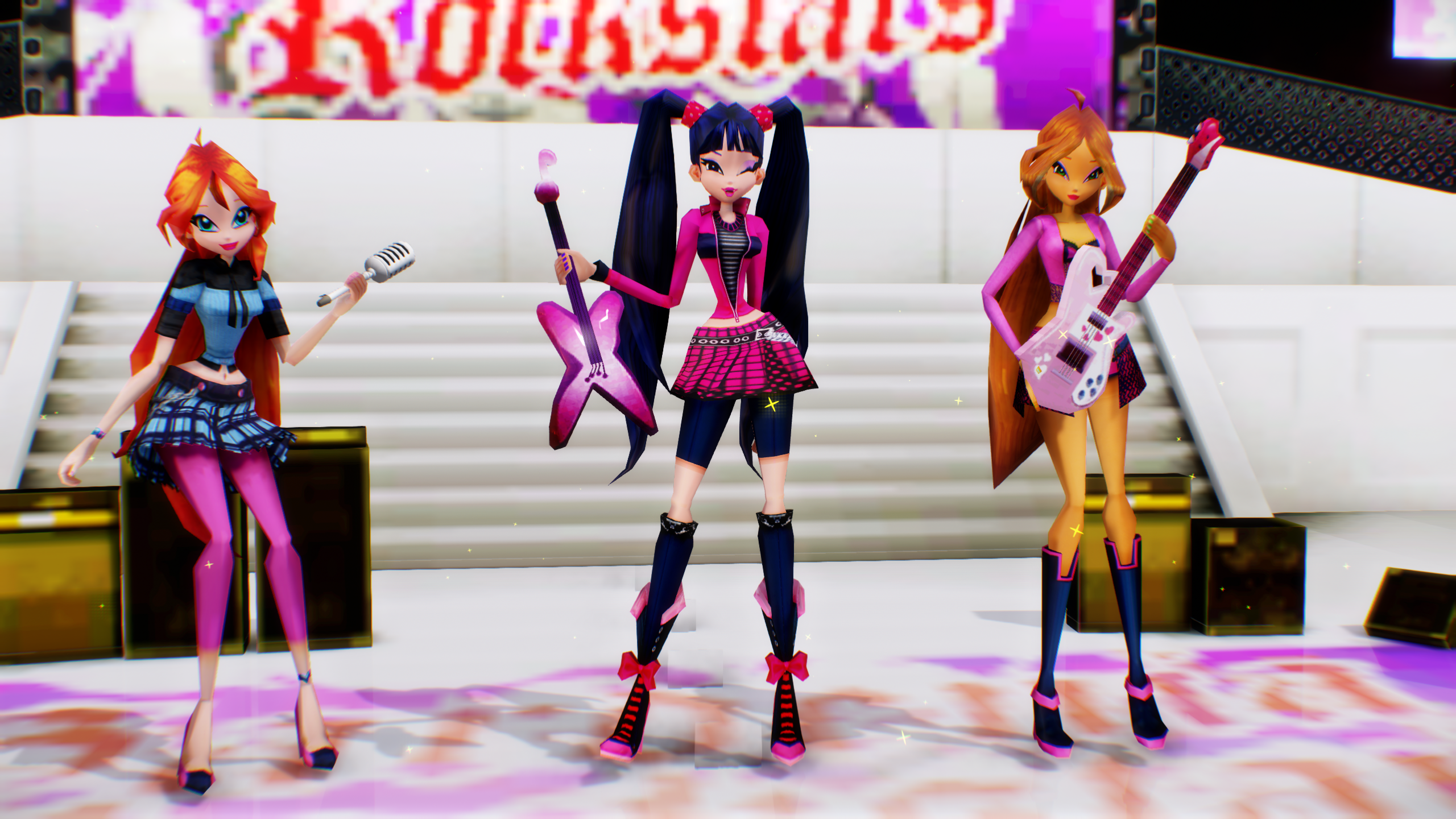 MMD DL- Winx Rockstar pack 1 by Gattogordo on DeviantArt