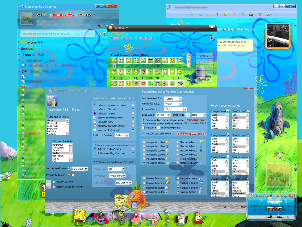 Skin Messenger Bob Leponge by Diablotin-created on DeviantArt