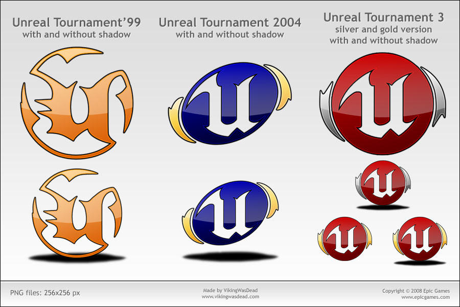 UT Games Series Icons by VikingWasDead on DeviantArt