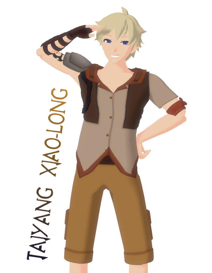 (Commission) Taiyang Xiao-Long [Model DL] by RosewickTrash on DeviantArt