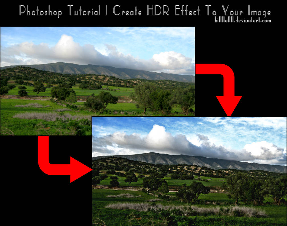 Photoshop Tutorial Create HDR effect step by step by hillllallll on ...