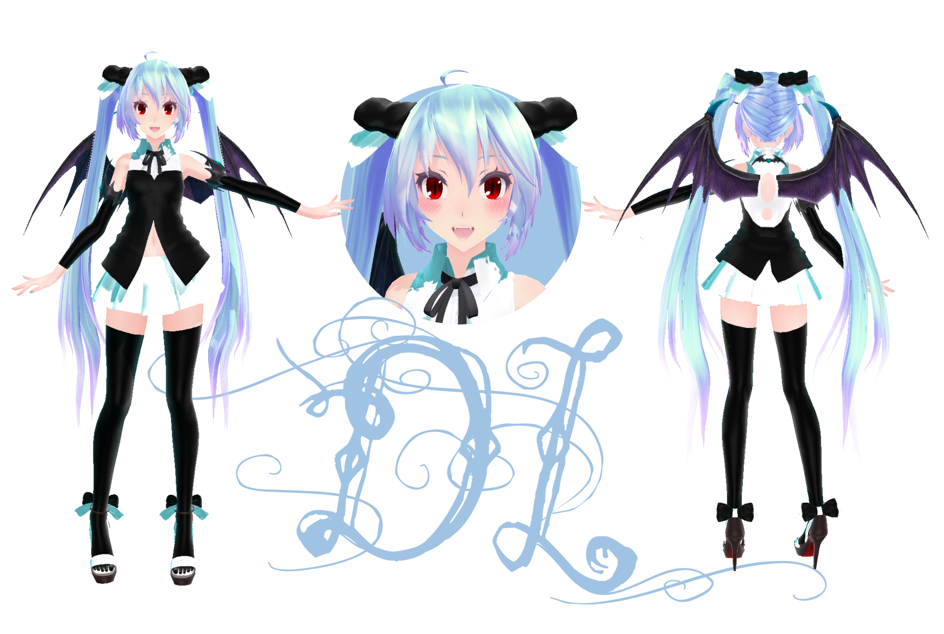 [MMD]TDA Miku Vampire (DL) by HeyMisaki-chan on DeviantArt