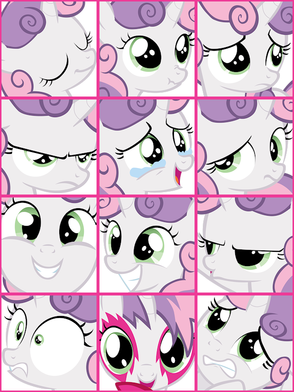 Sweetie Belle User Icons V1 by ShelltoonTV on DeviantArt