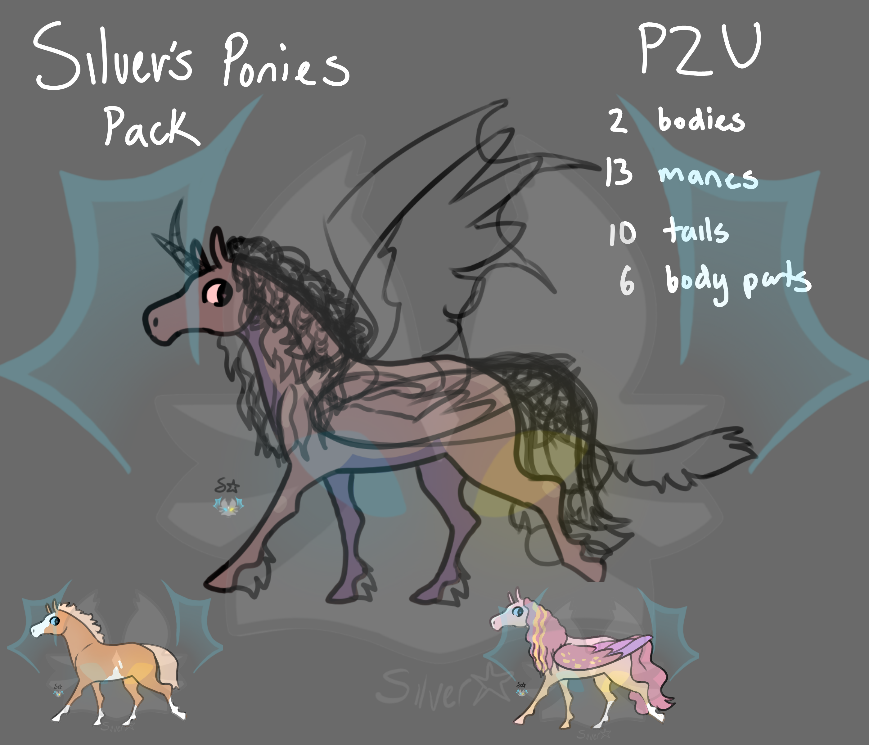 Silvers Ponies Base by Silverstar00431 on DeviantArt
