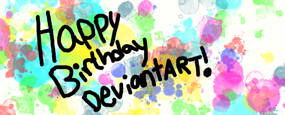 Happy birthday deviantART! by BigSonicFangirl on DeviantArt