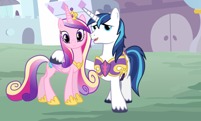 Cadence And Shining Armor 3D Picture for 3Ds by cesargo on DeviantArt
