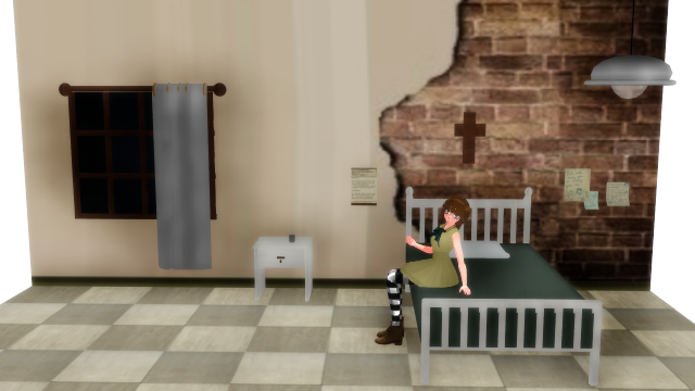 [MMD] Fran Bow: Asylum Bedroom DL by CreepypastaLily on DeviantArt