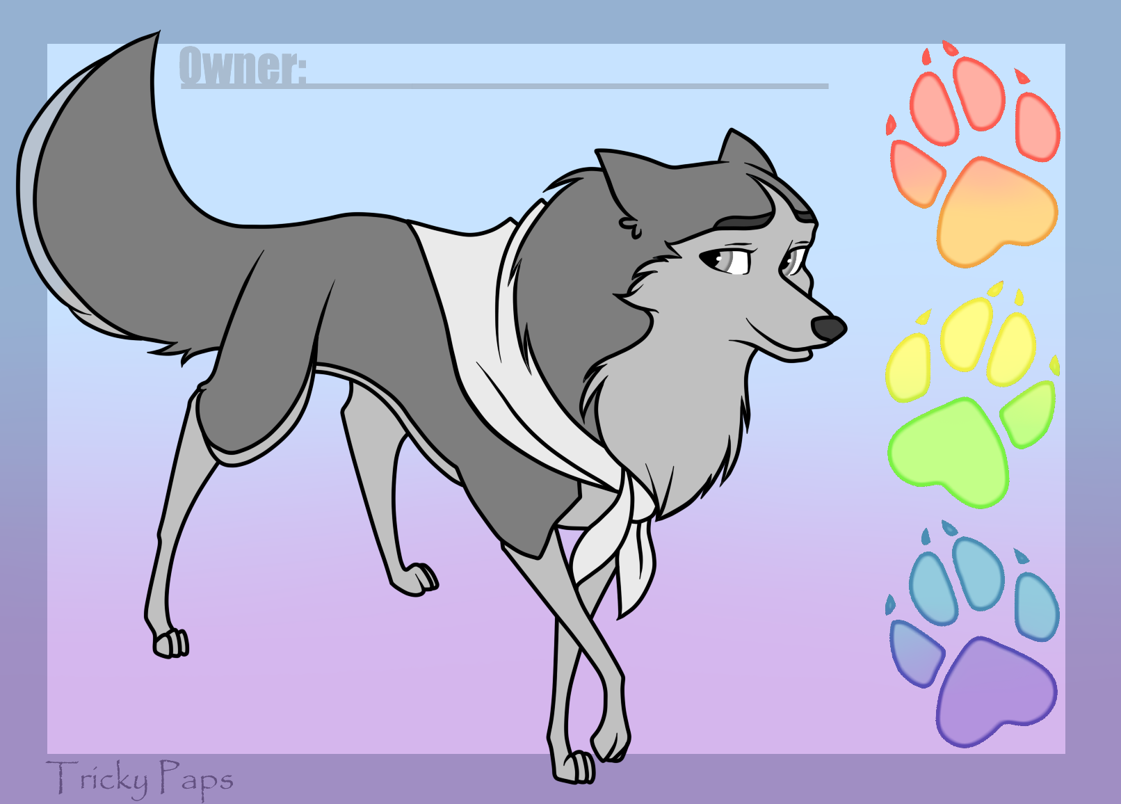 Dog Reference Freeline by Trickate on DeviantArt