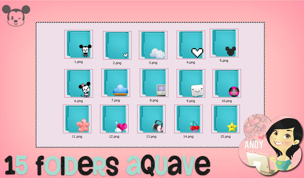Folders Aquave by Jonatica-andi on DeviantArt