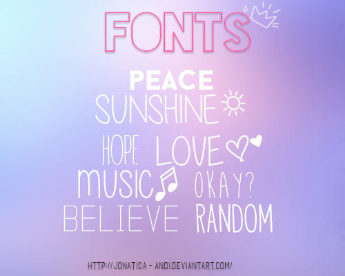 Fonts 2 by Jonatica-andi on DeviantArt