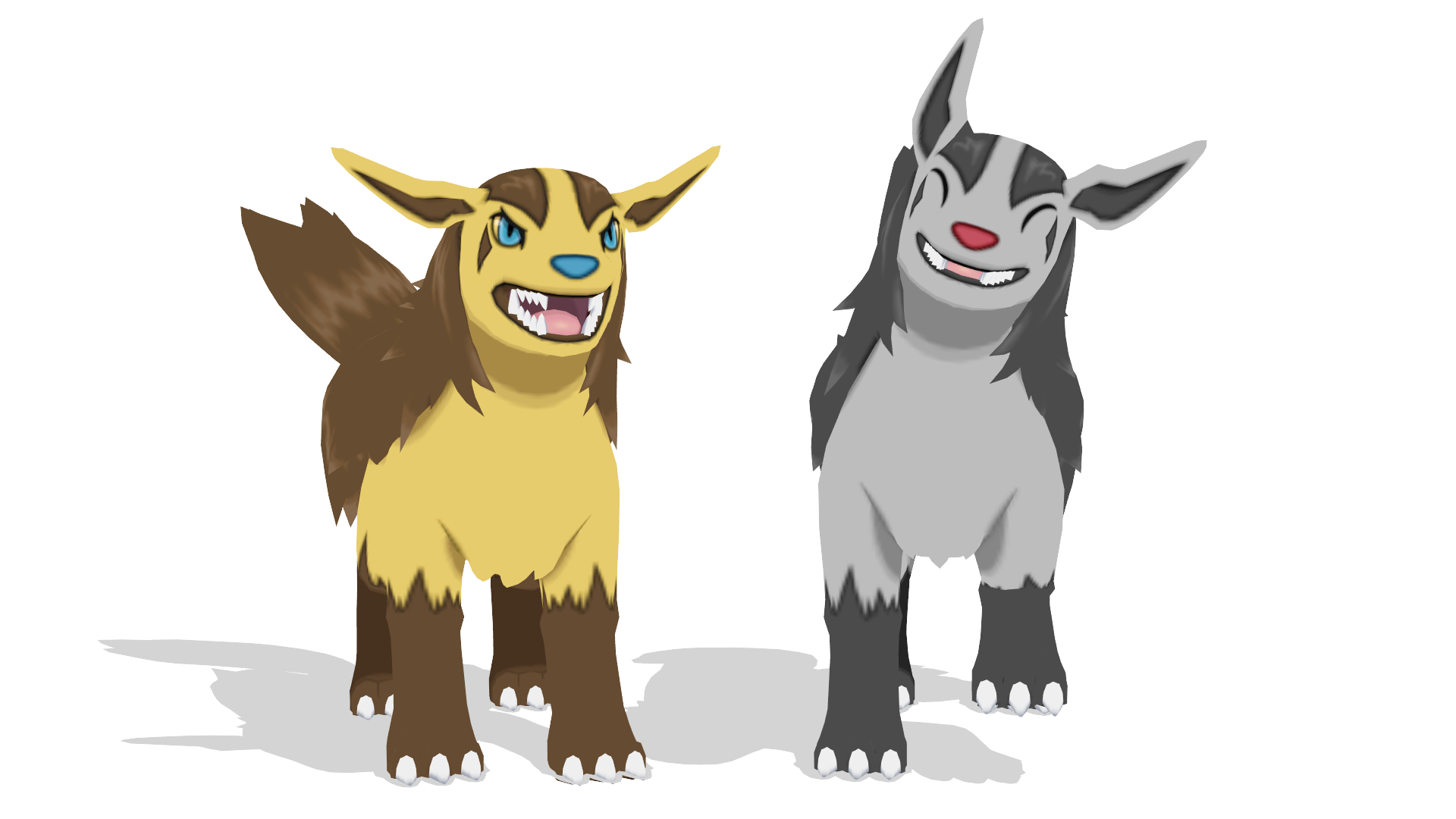 MMD Mightyena DL by Pixelling on DeviantArt