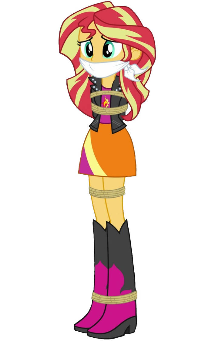 Sunset Shimmer: Bound and Gagged #2 by CreativityAgent99 on DeviantArt