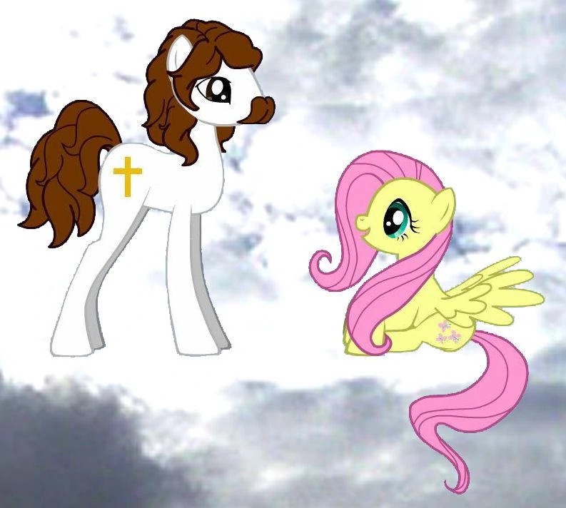 Fluttershy Meets Jesus by CreativityAgent99 on DeviantArt