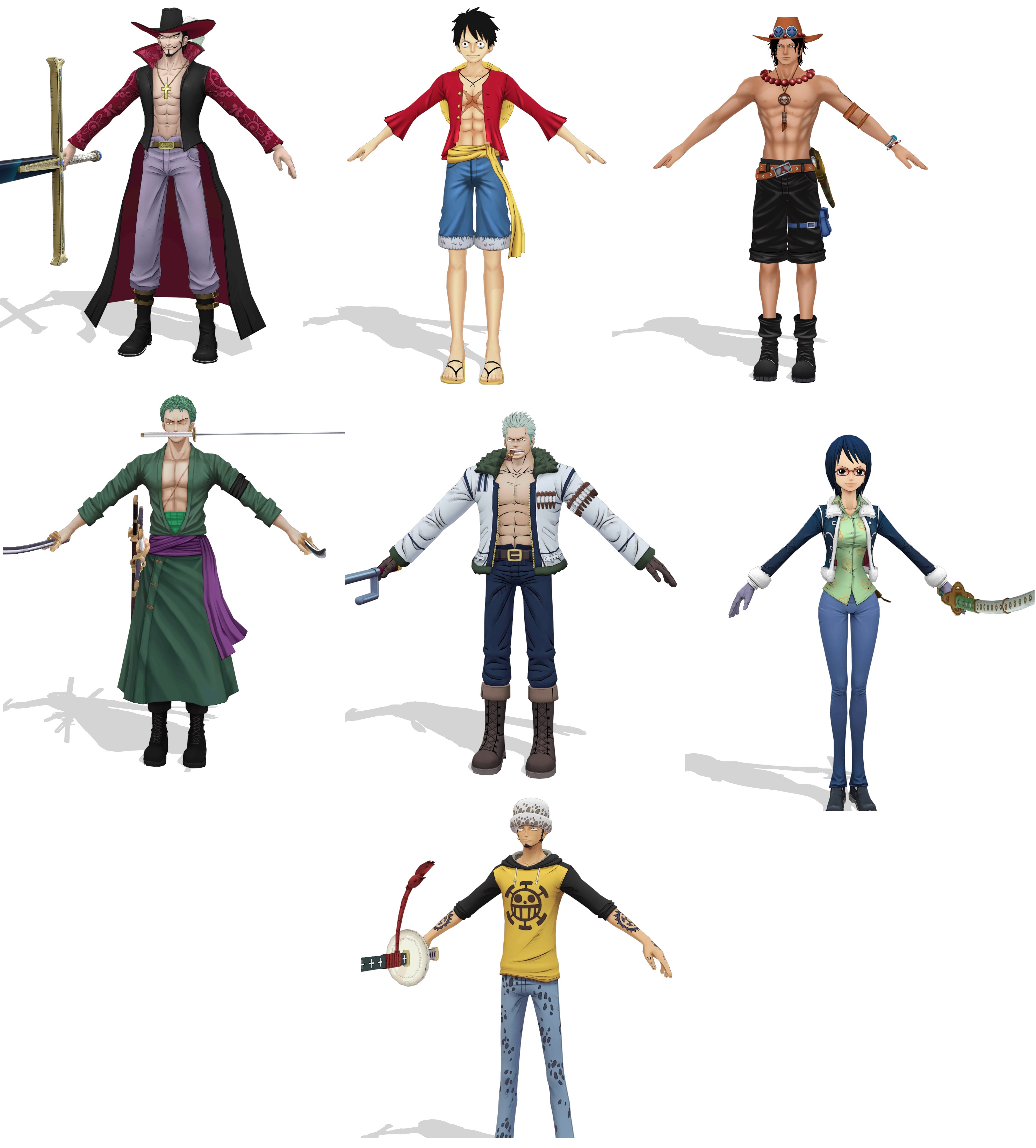 One Piece MMD Pack DL by WaifuMMD on DeviantArt