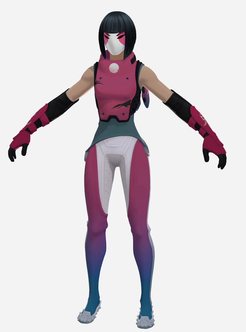 Bachii (Fortnite) MMD Model DL by WaifuMMD on DeviantArt