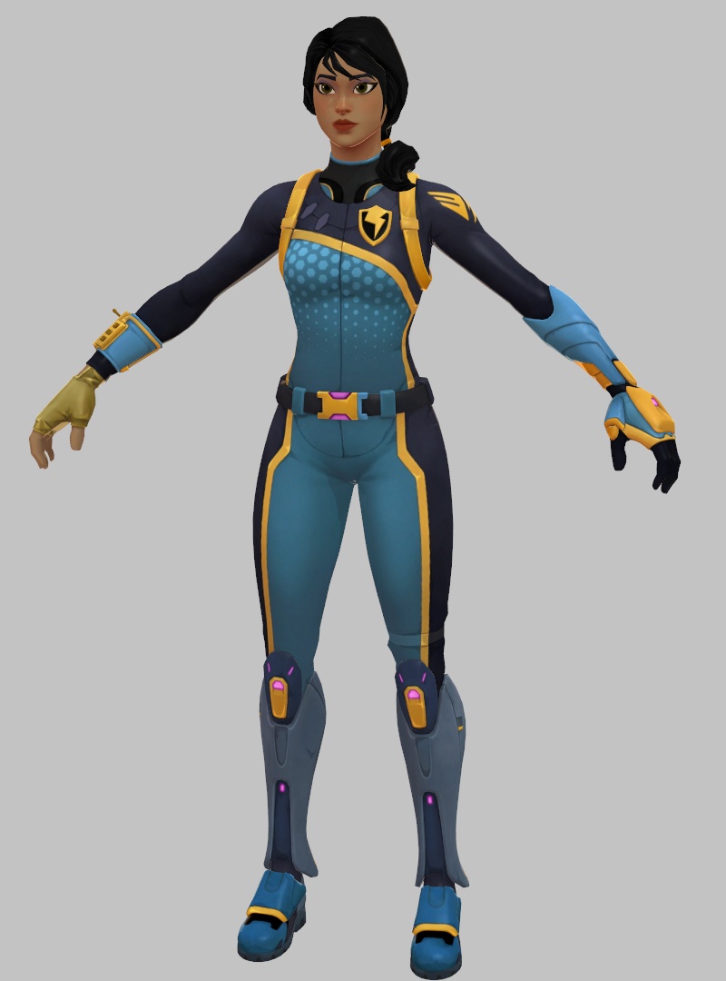 Bolt (Fortnite) MMD Model DL by WaifuMMD on DeviantArt