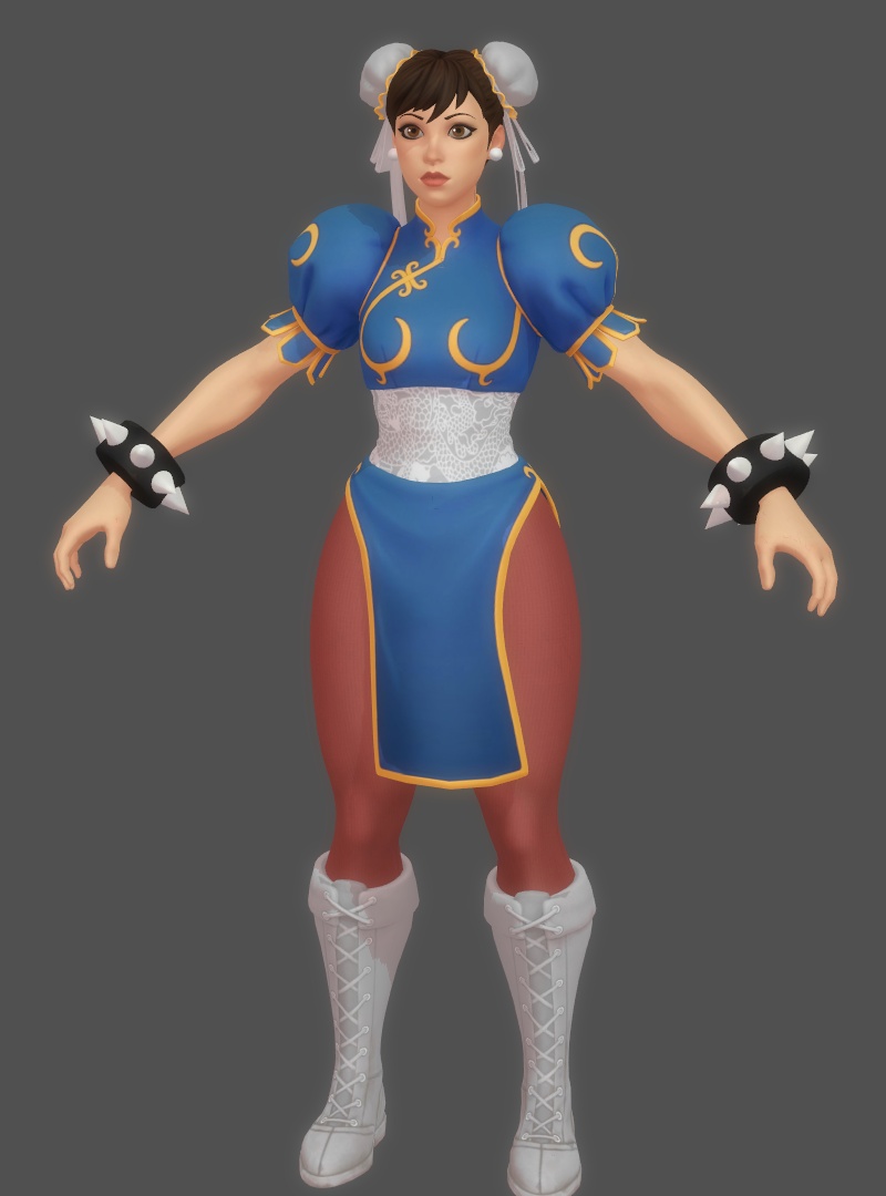 Chun-Li (MMD Model DL) by WaifuMMD on DeviantArt