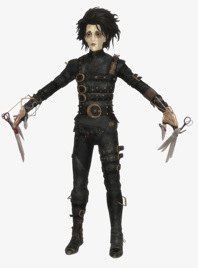 Edward Scissorhands (MMD Model DL) by WaifuMMD on DeviantArt