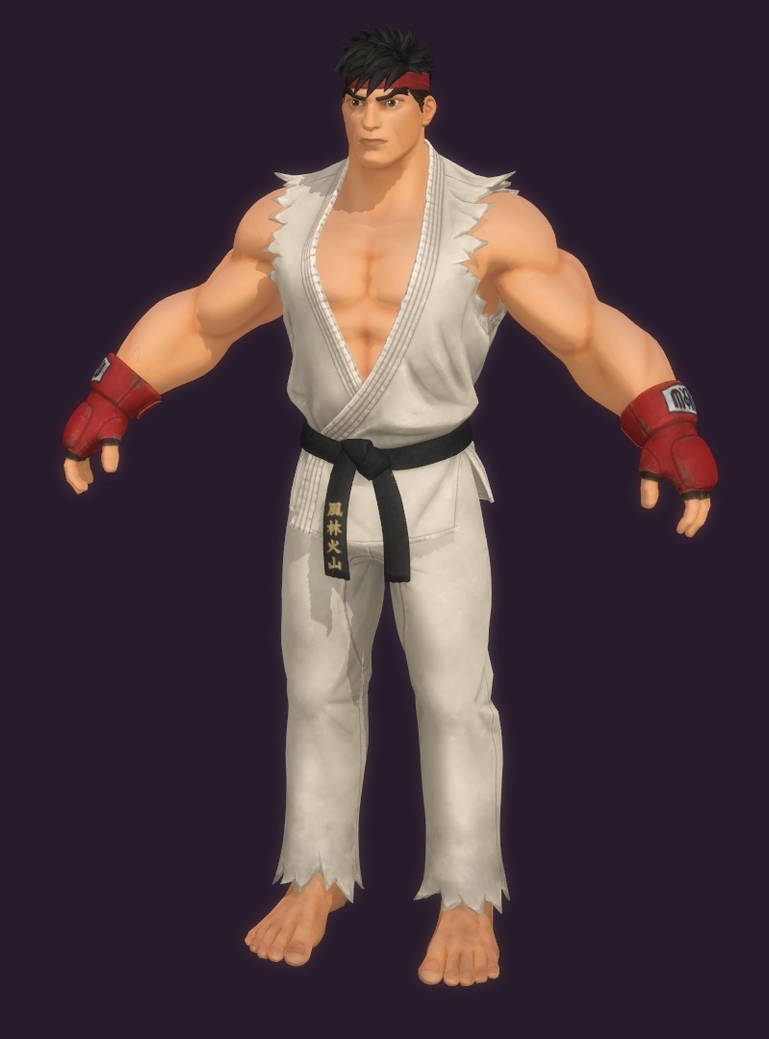 Ryu MMD Model DL by WaifuMMD on DeviantArt