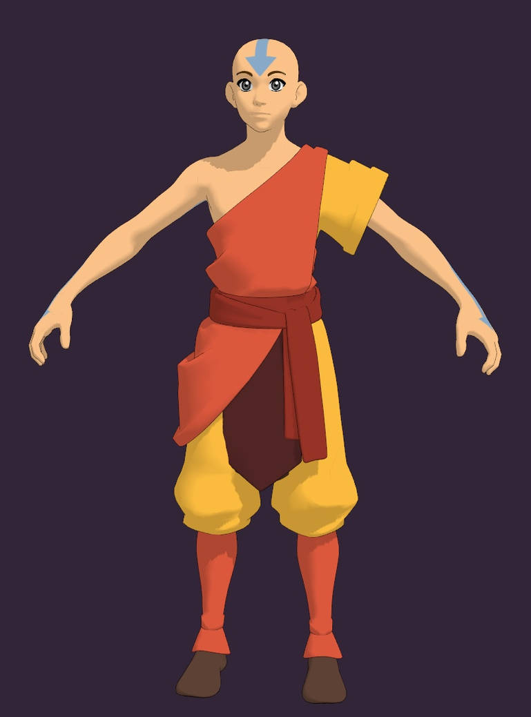 Aang (Avatar) MMD Model DL by WaifuMMD on DeviantArt