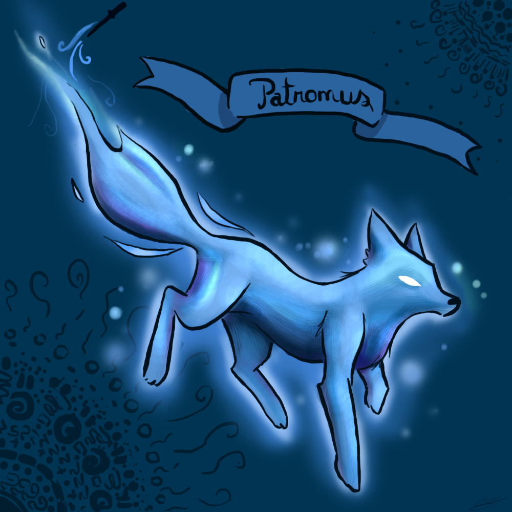 Patronus renard by Okamii-16 on DeviantArt