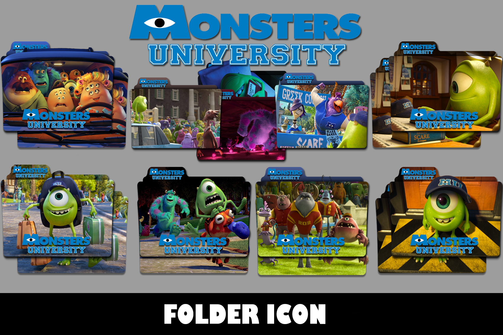 Monsters University Greek Font