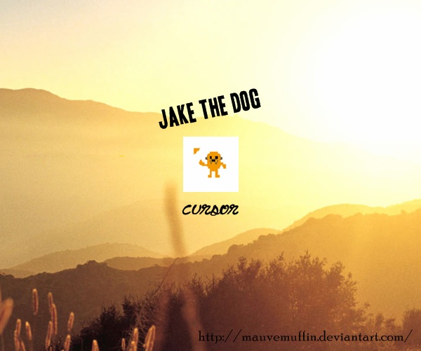 Pixel Jake the Dog Cursor - By Mauvemuffin by mauvemuffin on DeviantArt