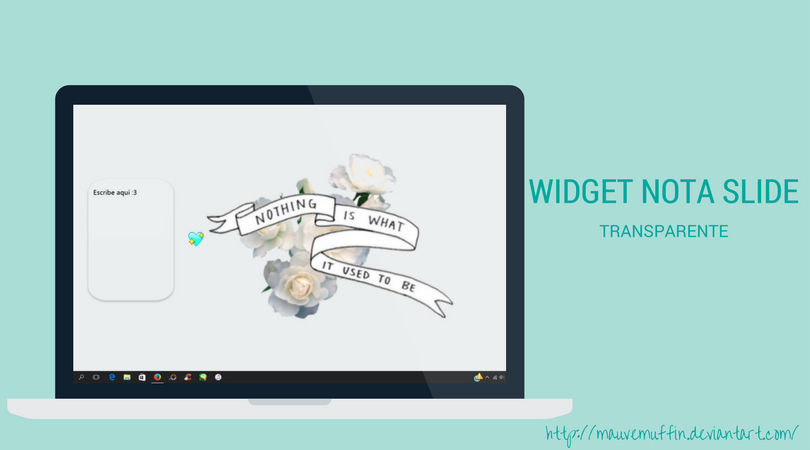 Widget Nota Slide by mauvemuffin on DeviantArt