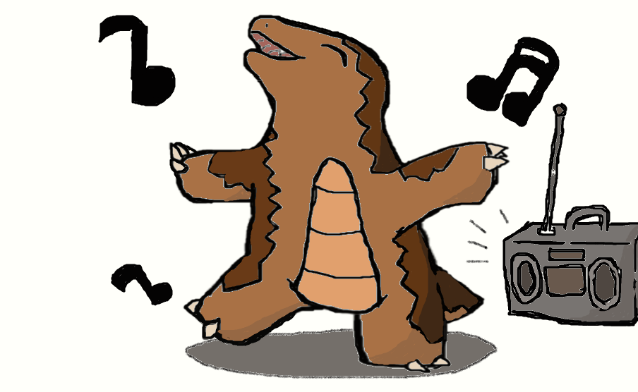 Dancing Pangolin by Jiggliwigly on DeviantArt