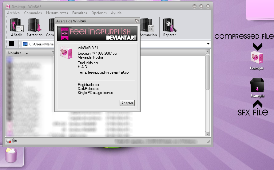 WinRAR Theme by feelingpurplish on DeviantArt