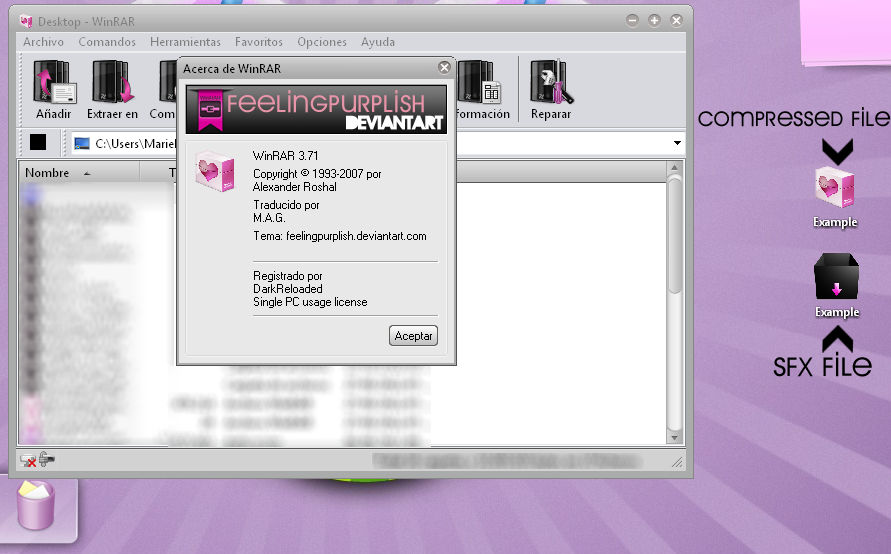 WinRAR Theme by feelingpurplish on DeviantArt